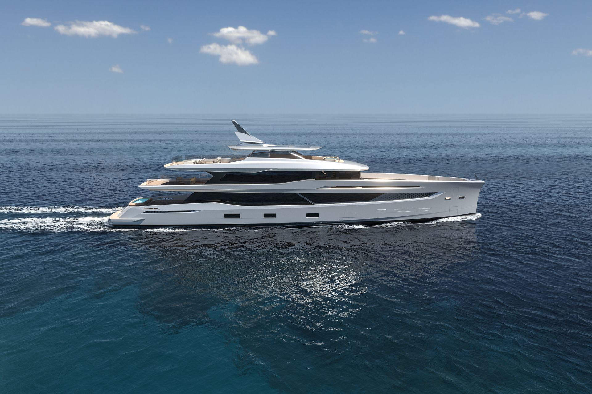Project Tahiti | Steel & Aluminum Superyacht | 145ft to 200ft